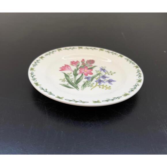 Office | Vintage Thomson Pottery Floral Garden China 6 Plate | Poshmark